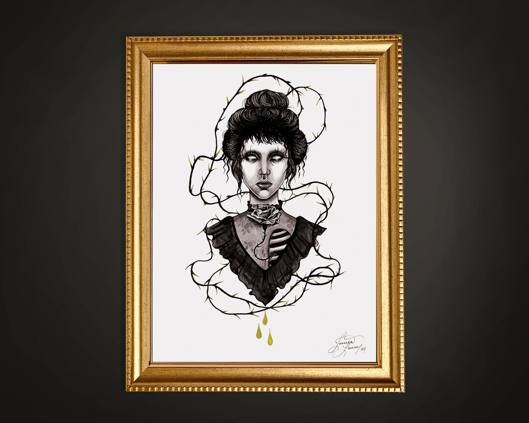 Stony Hollow Road Inktober Art Print - Etsy.de