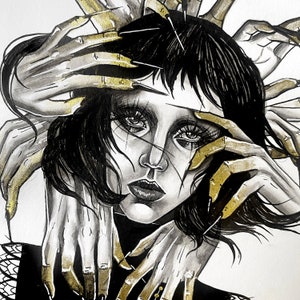 Chirophobia - Fear of Hands - Original Pen and Ink Drawing - Etsy