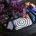 14 Halloween Feather Tree Purple & Black With Spooky Gifts Under the ...