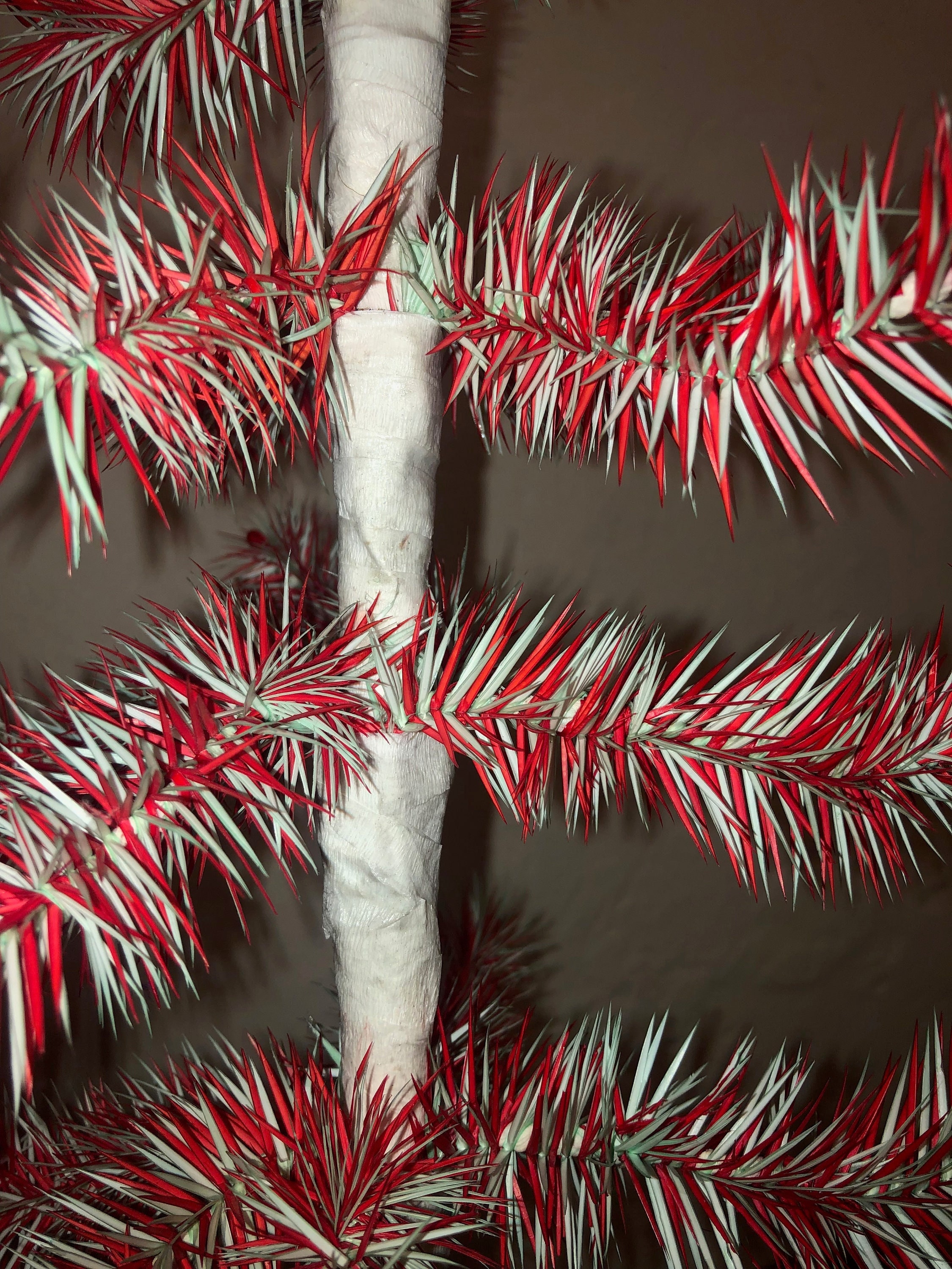 Mint Blue & Red Goose Feather Tree 18 Inch Tall W/ Stand - Etsy