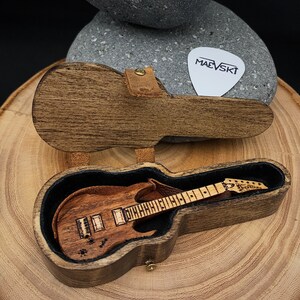 Guitar Pick Holder & Mini Guitar Ibanez Gifts for Boyfriend Guitar ...