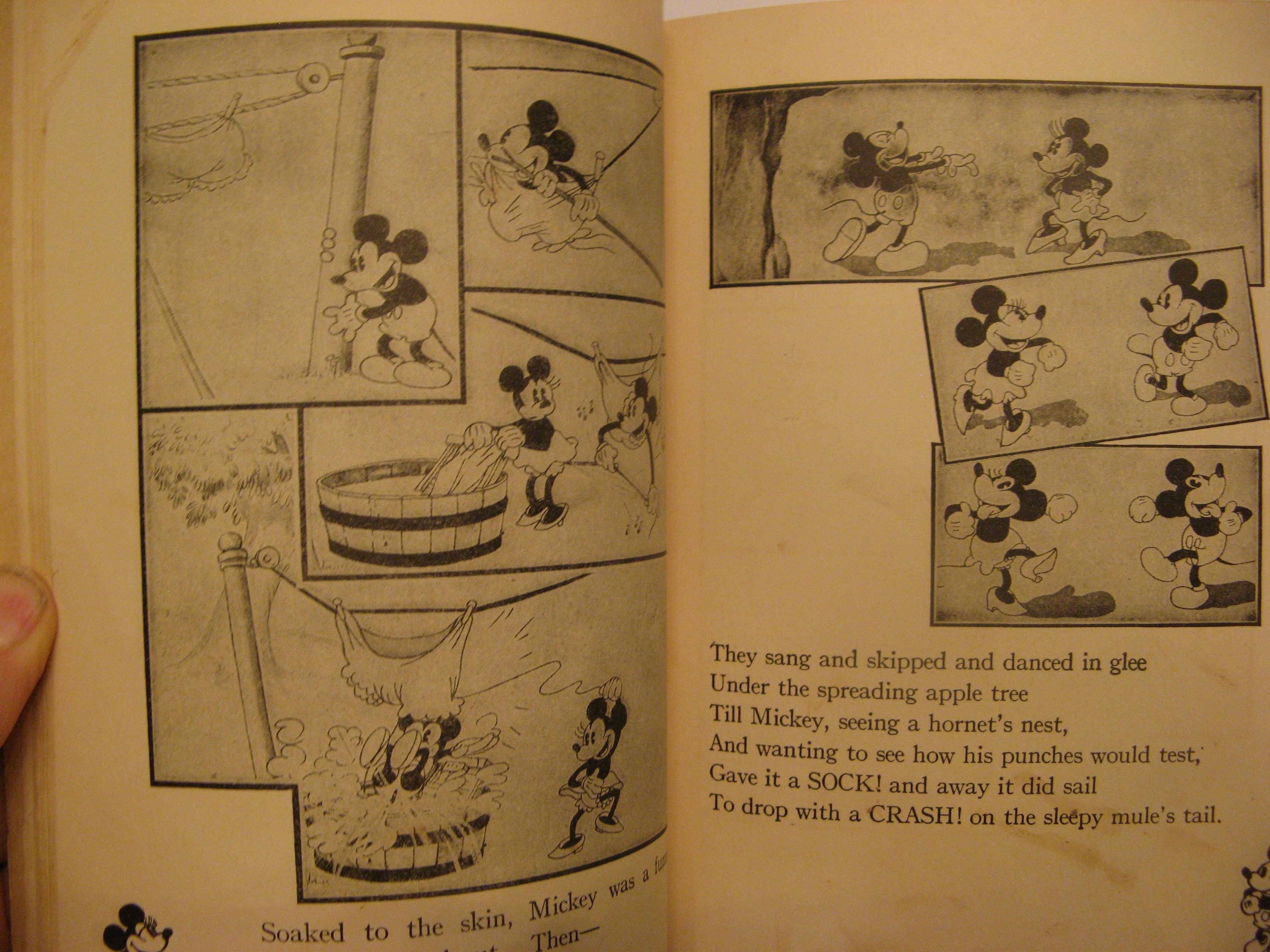 Mickey Mouse Stories, 1934 Vintage Cartoon Book #2 - Etsy
