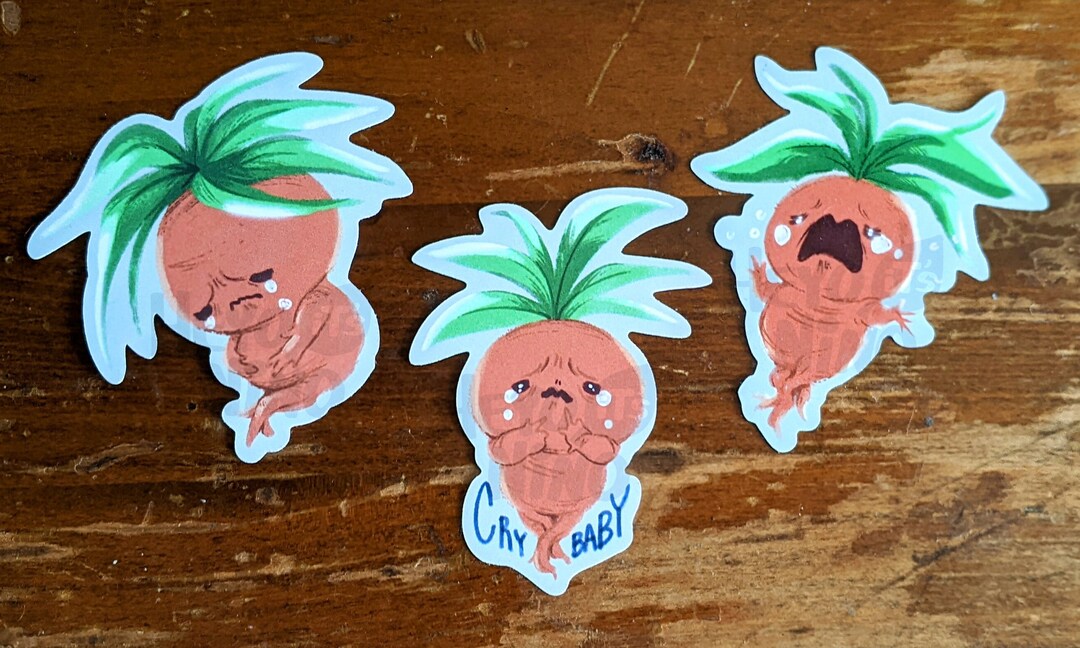 Crybaby Mandrake Sticker Set - Etsy