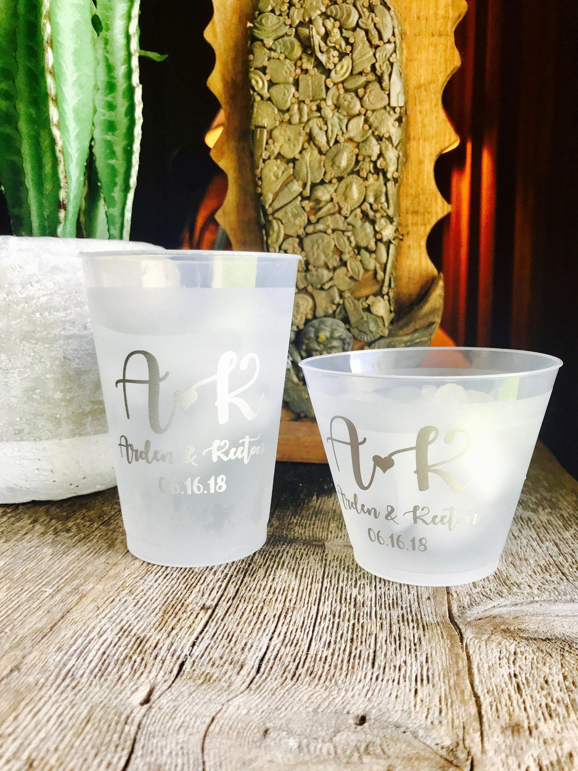 Personalized Shatterproof Cups, Monogrammed, Custom, Frosted, Frost ...