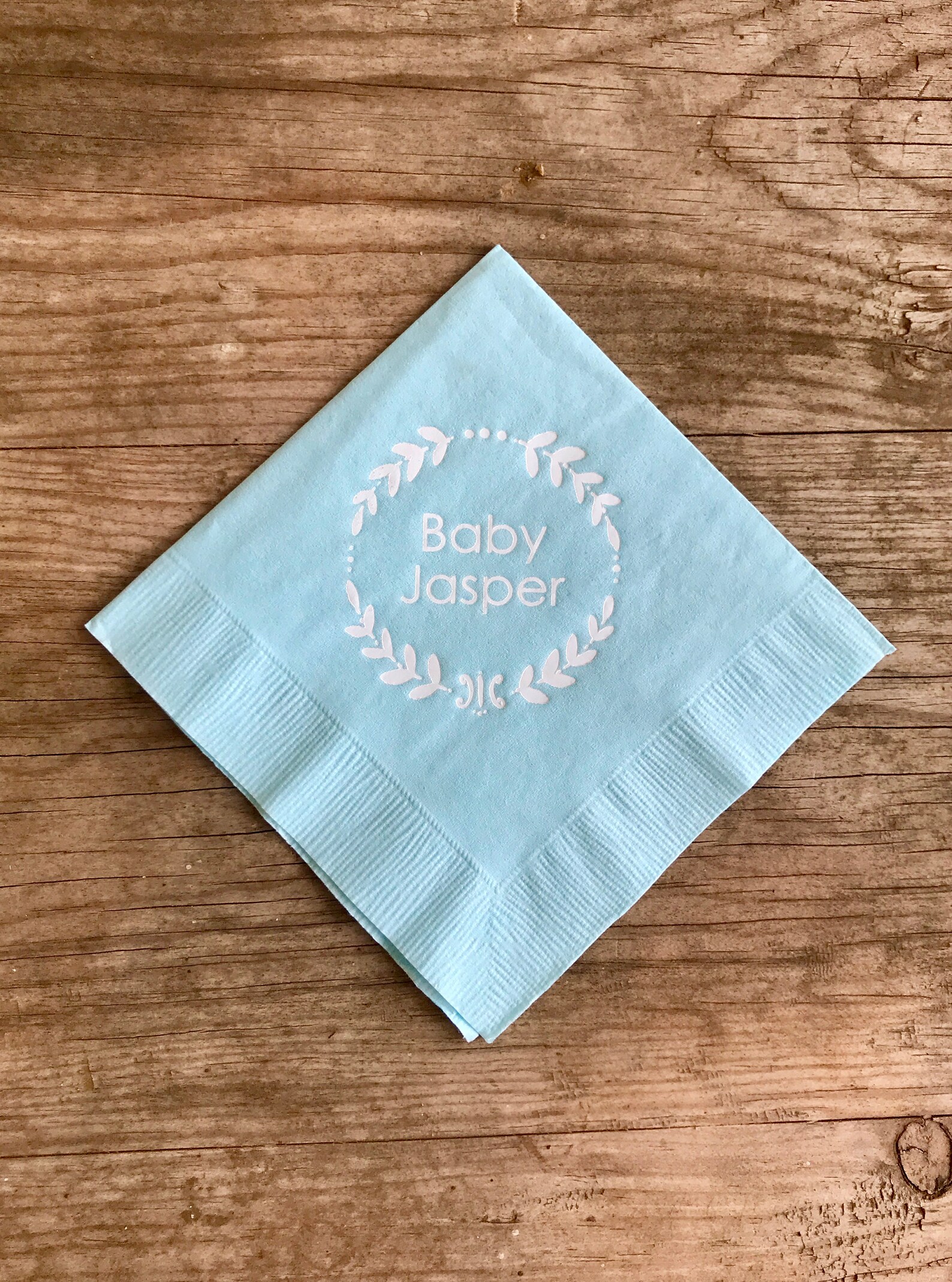 Baby Shower Napkins Personalized Monogrammed Wedding | Etsy