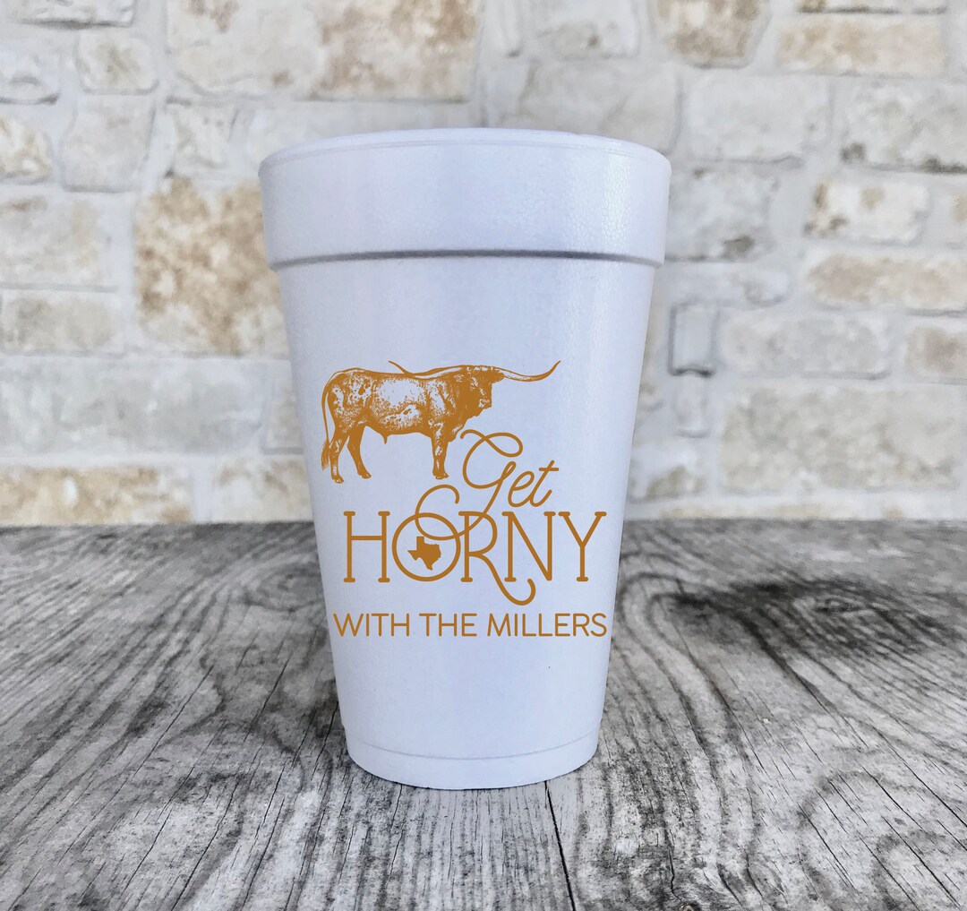 Personalized College Football Cups Styrofoam Roadie - Etsy