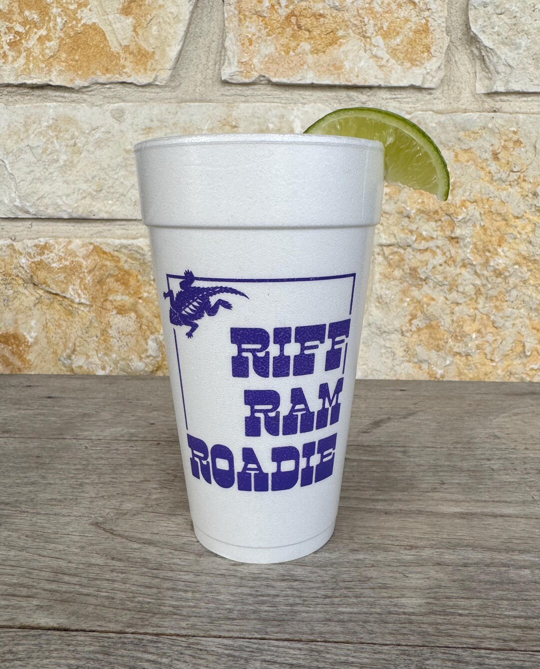 Personalized College Football Cups, Styrofoam, Roadie, Texas Tailgate ...