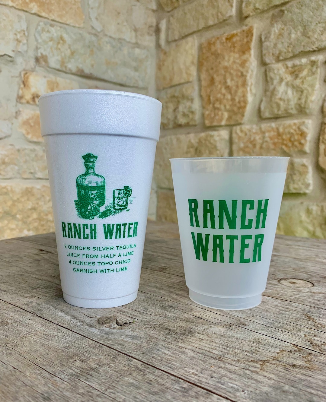 Ranch Water Cups, Shatterproof, Frost Flex, Roadie, Cocktail, Ranch ...
