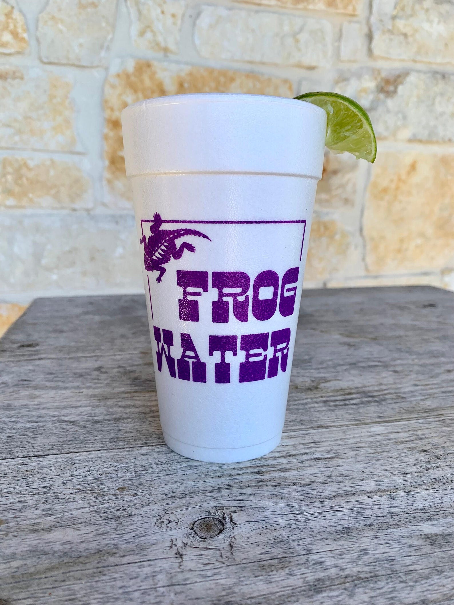 Personalized College Football Cups, Styrofoam, Roadie, Tailgate, Texas ...