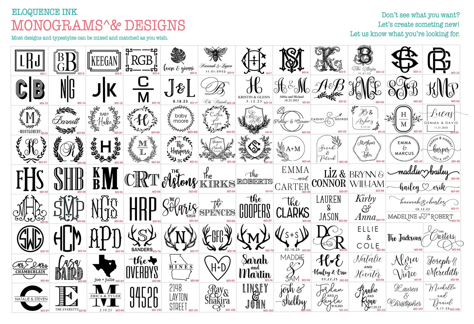 Personalized Labels Square or Round Monogrammed Custom - Etsy