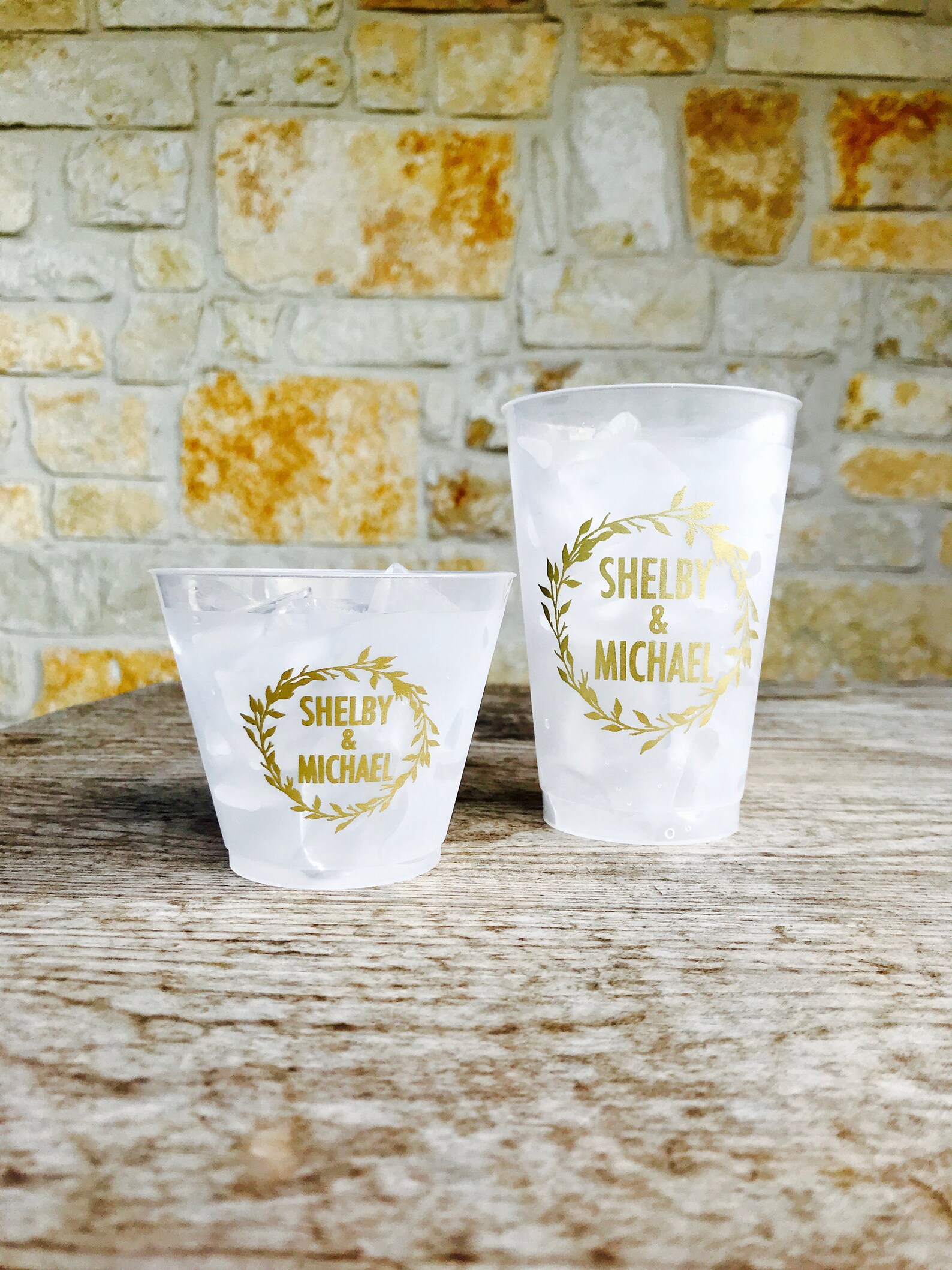 Personalized Shatterproof Cups Monogrammed Custom Frosted | Etsy