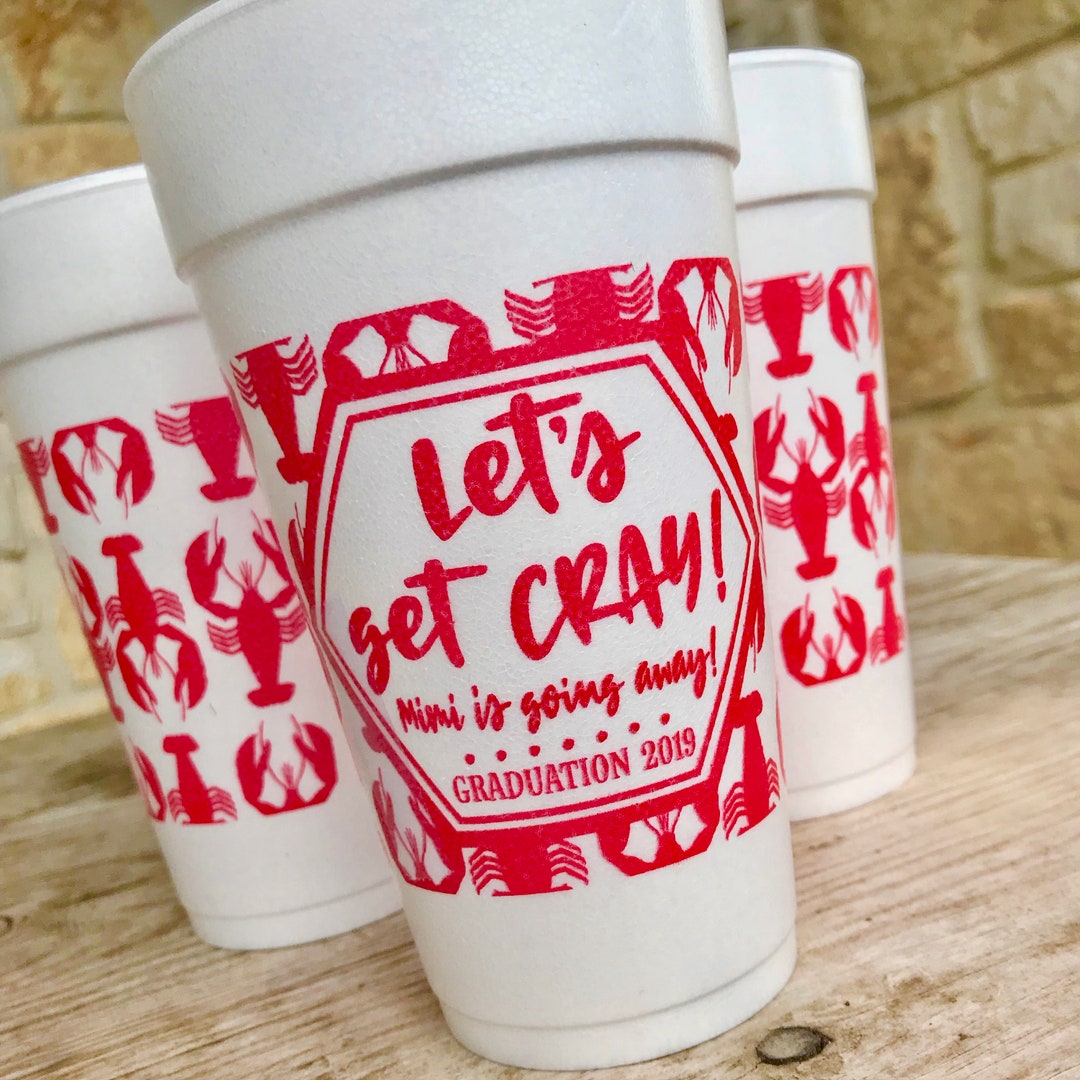 Personalized Crawfish Cups, Custom, Cocktail, Party, Wedding ...