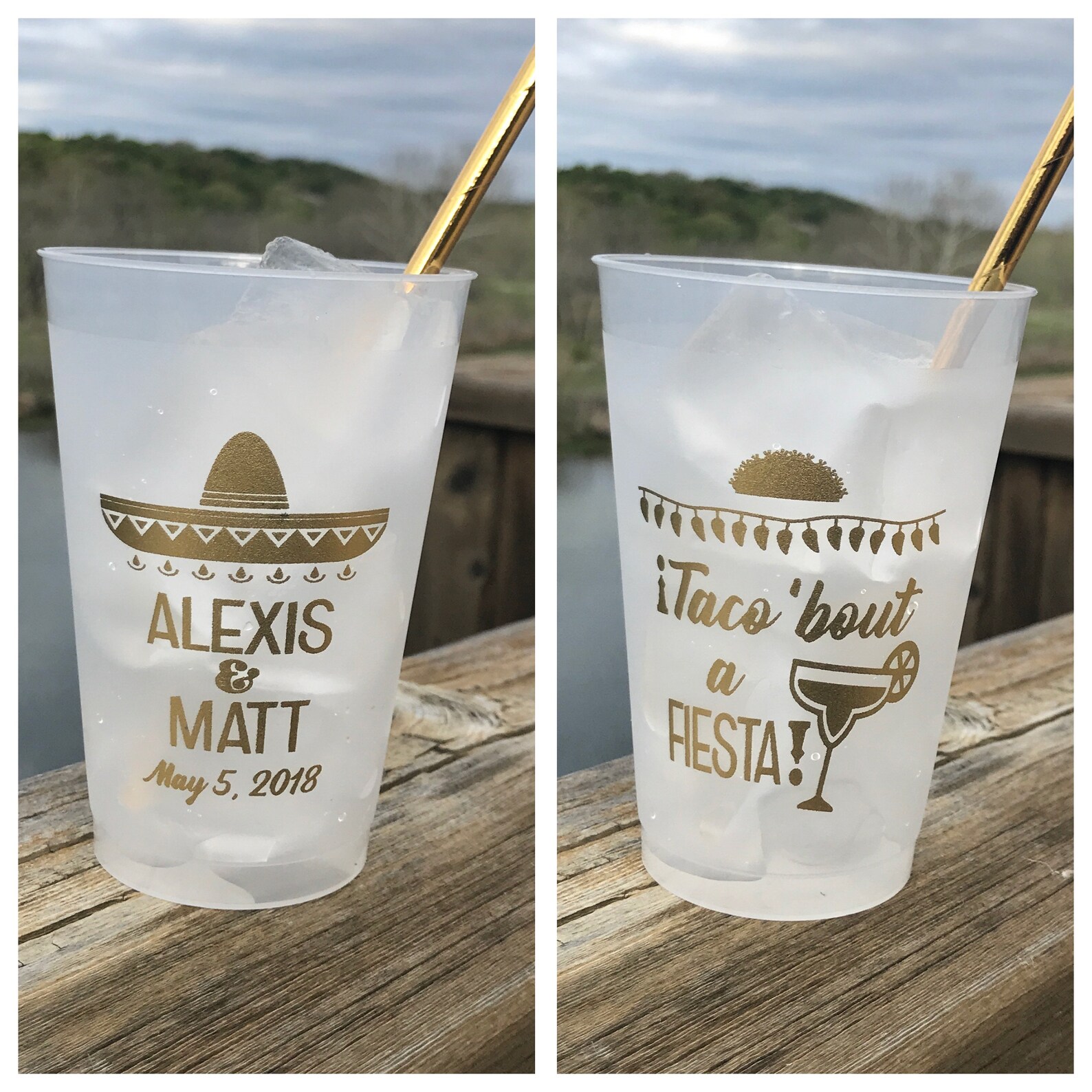 Fiesta Cups Personalized Shatterproof Monogrammed Custom - Etsy