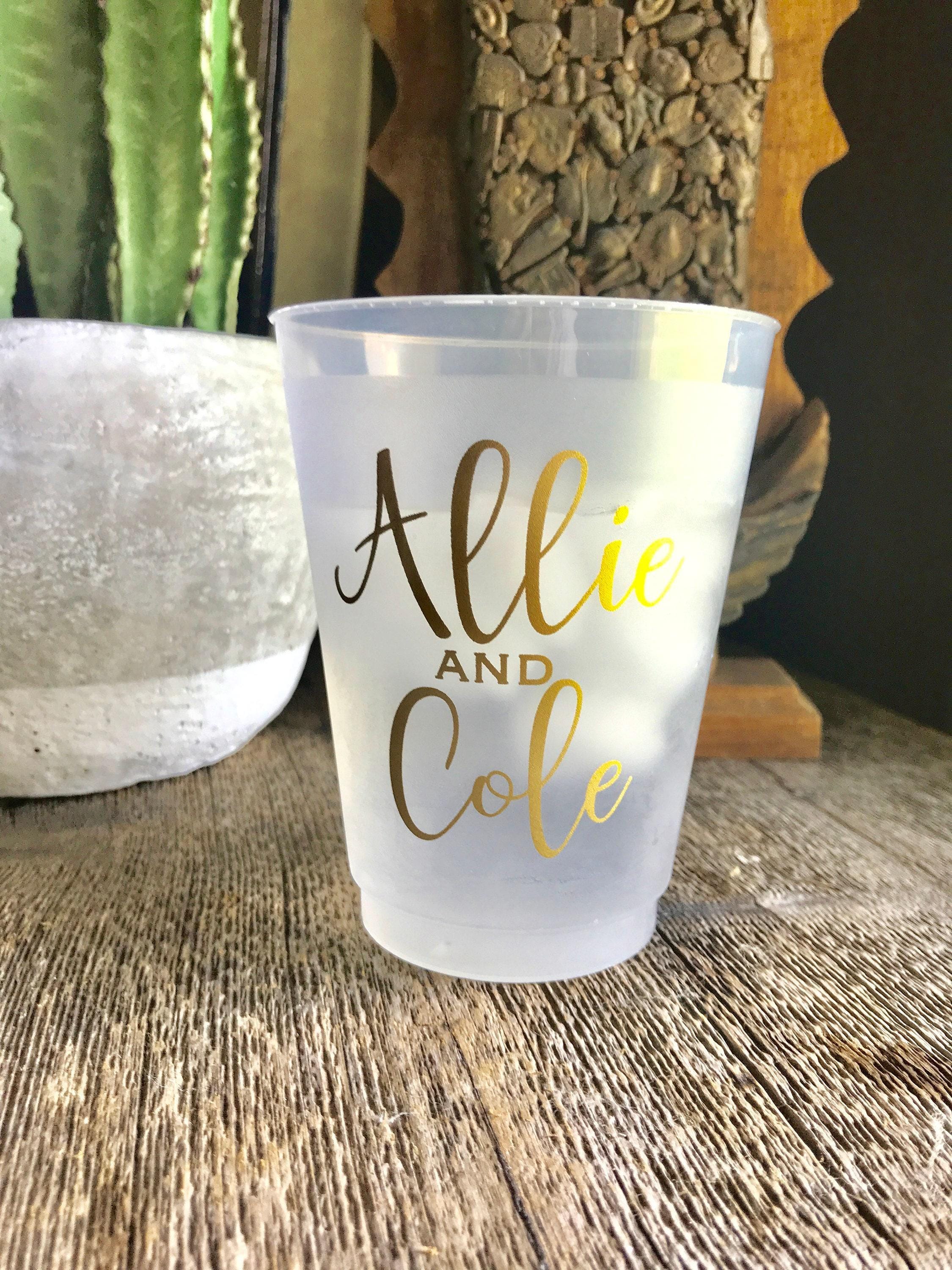 Personalized Shatterproof Cups, Monogrammed, Custom, Frosted, Frost ...
