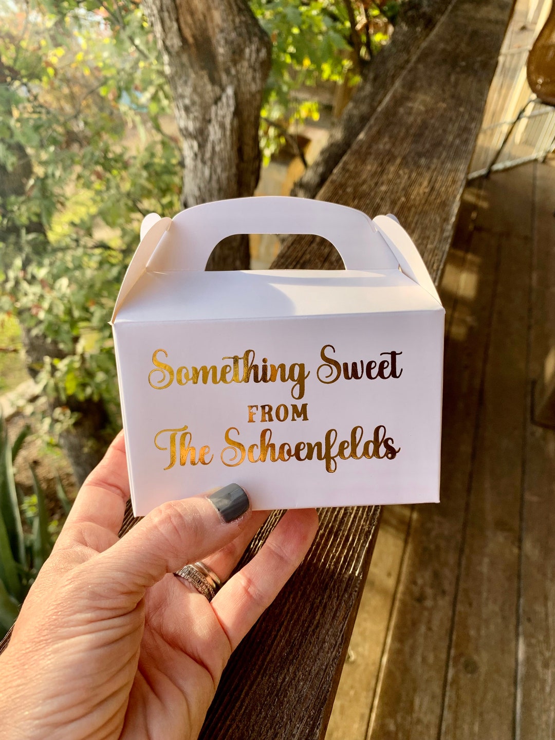 Personalized Treat Boxes, Welcome, Wedding, Birthday, Candy Buffet ...