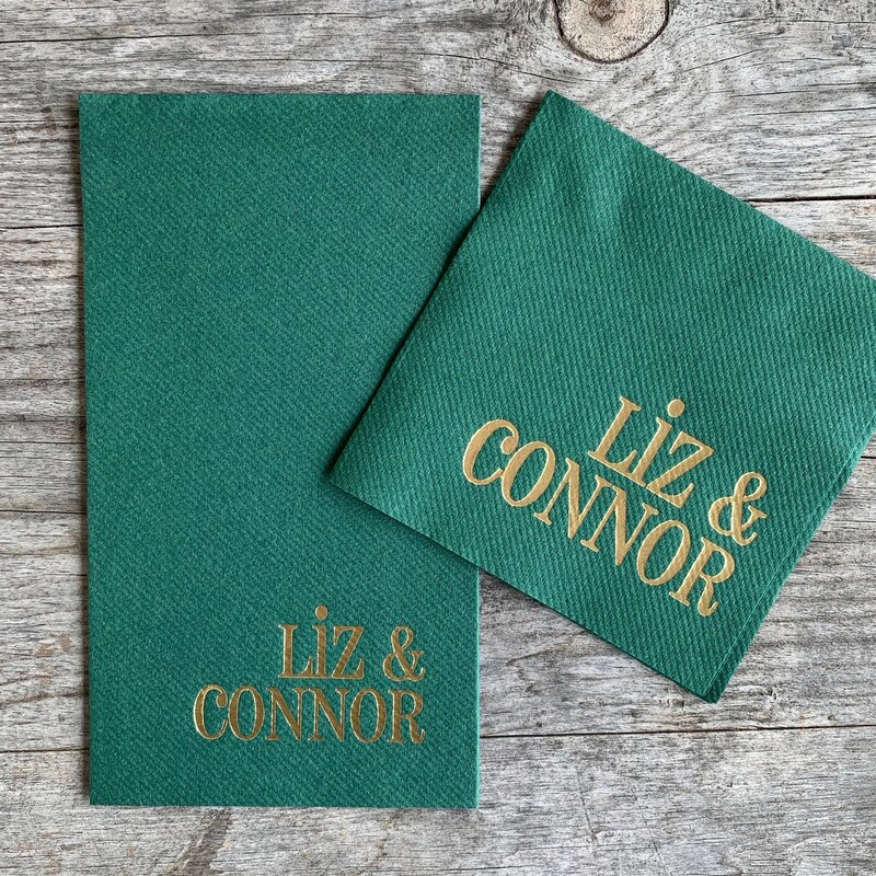 Personalized Cocktail Napkins - Etsy