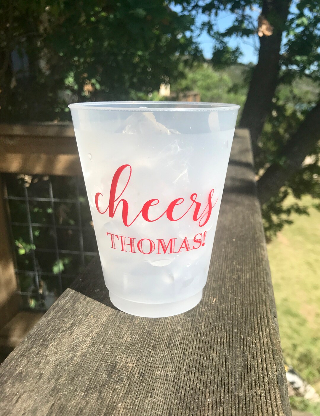 Personalized Shatterproof Cups, Monogrammed, Custom, Frosted, Frost ...