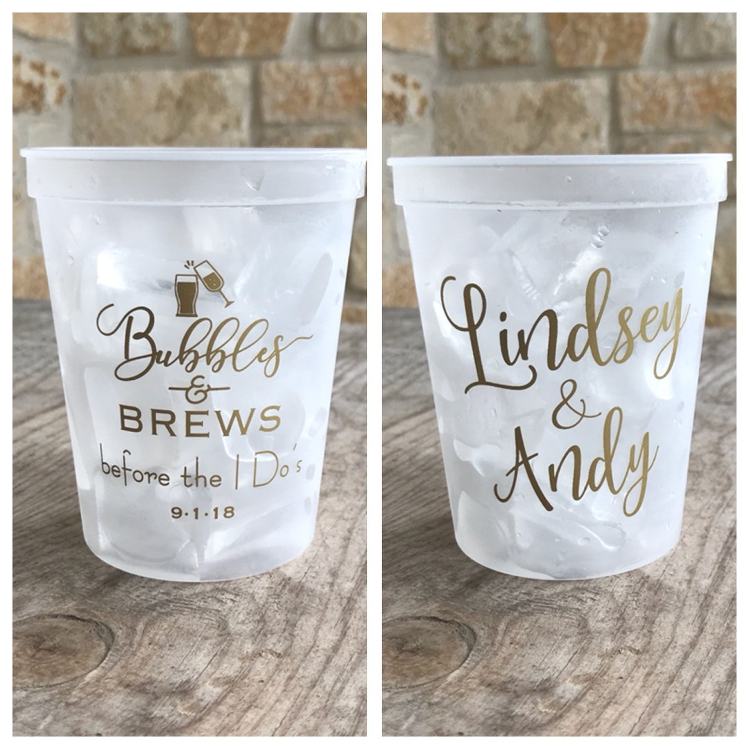 Personalized Stadium Cups, 16 Oz, Monogrammed, Custom, Party, Cocktail ...