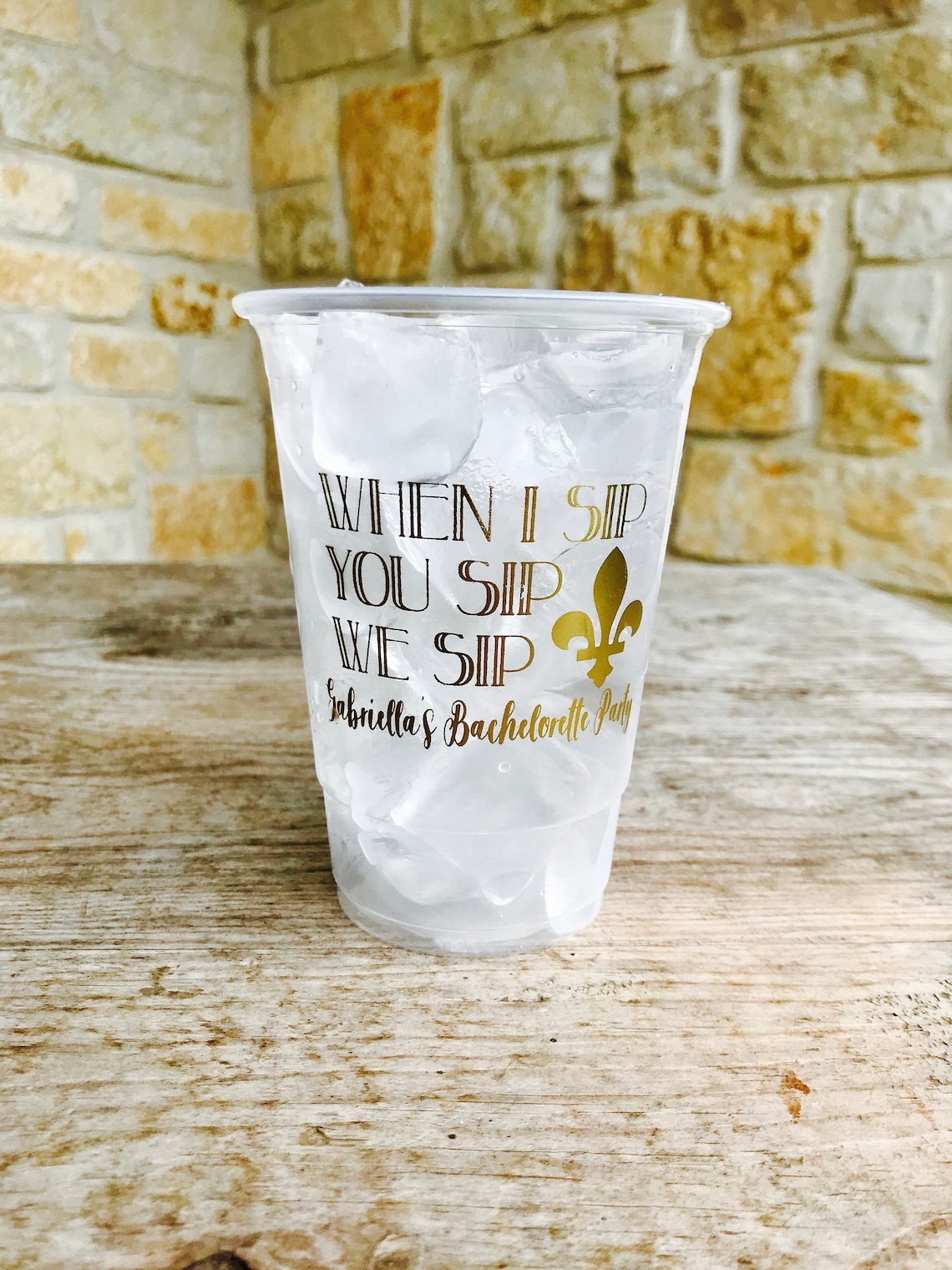 Personalized Soft Plastic Cups 16 Oz Monogrammed Custom | Etsy