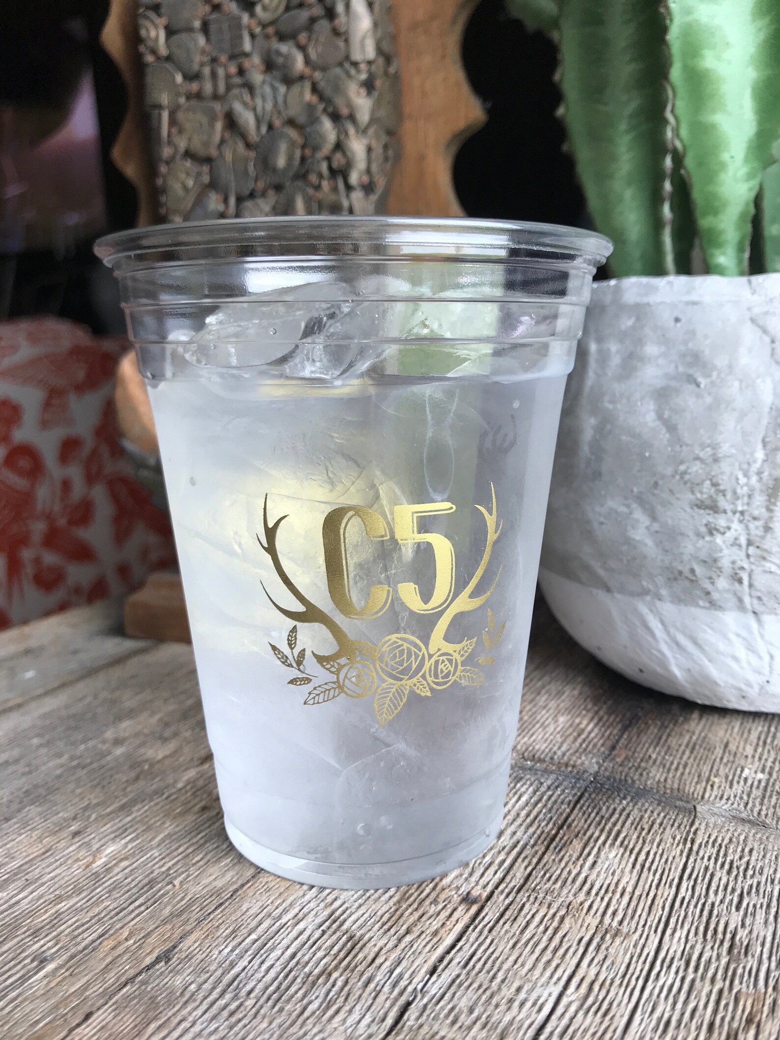Personalized Soft Plastic Cups 16 Oz Monogrammed Custom | Etsy