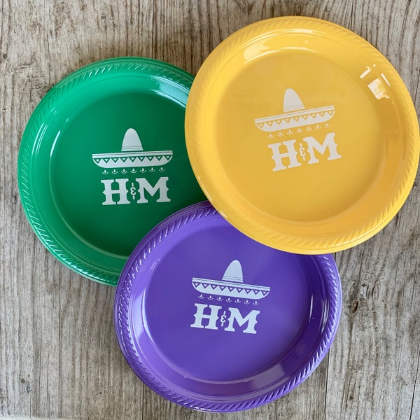Fiesta Paper Plates - Etsy