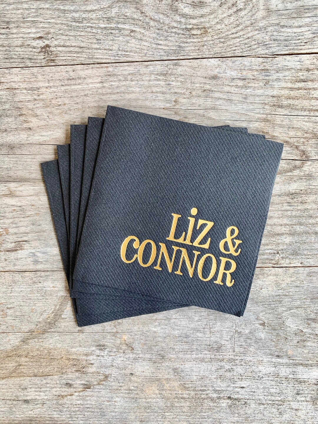 Personalized Linen Like Napkins, Custom, Monogrammed, Paper, Cocktail ...