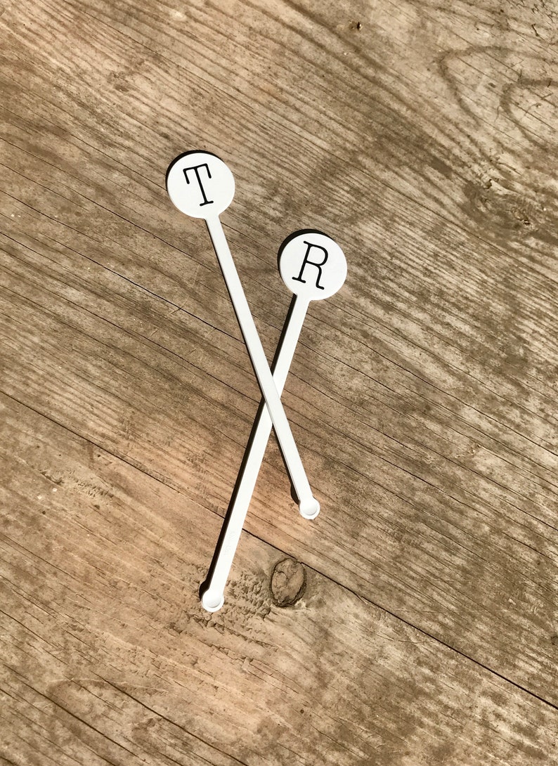 Personalized 6 Stir Sticks Plastic Coffee Stirs - Etsy