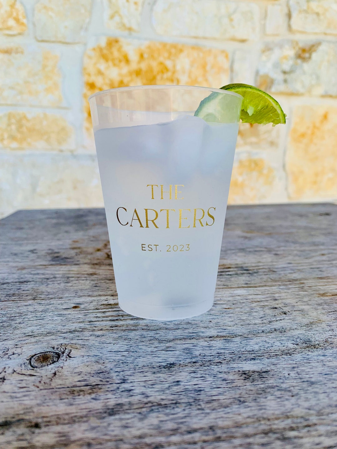 Personalized Cups, Shatterproof, Monogrammed, Custom, Frosted, Frost ...