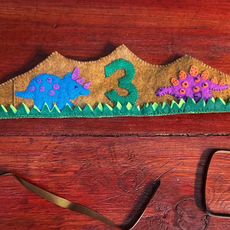 Dinosaur Crown - Etsy