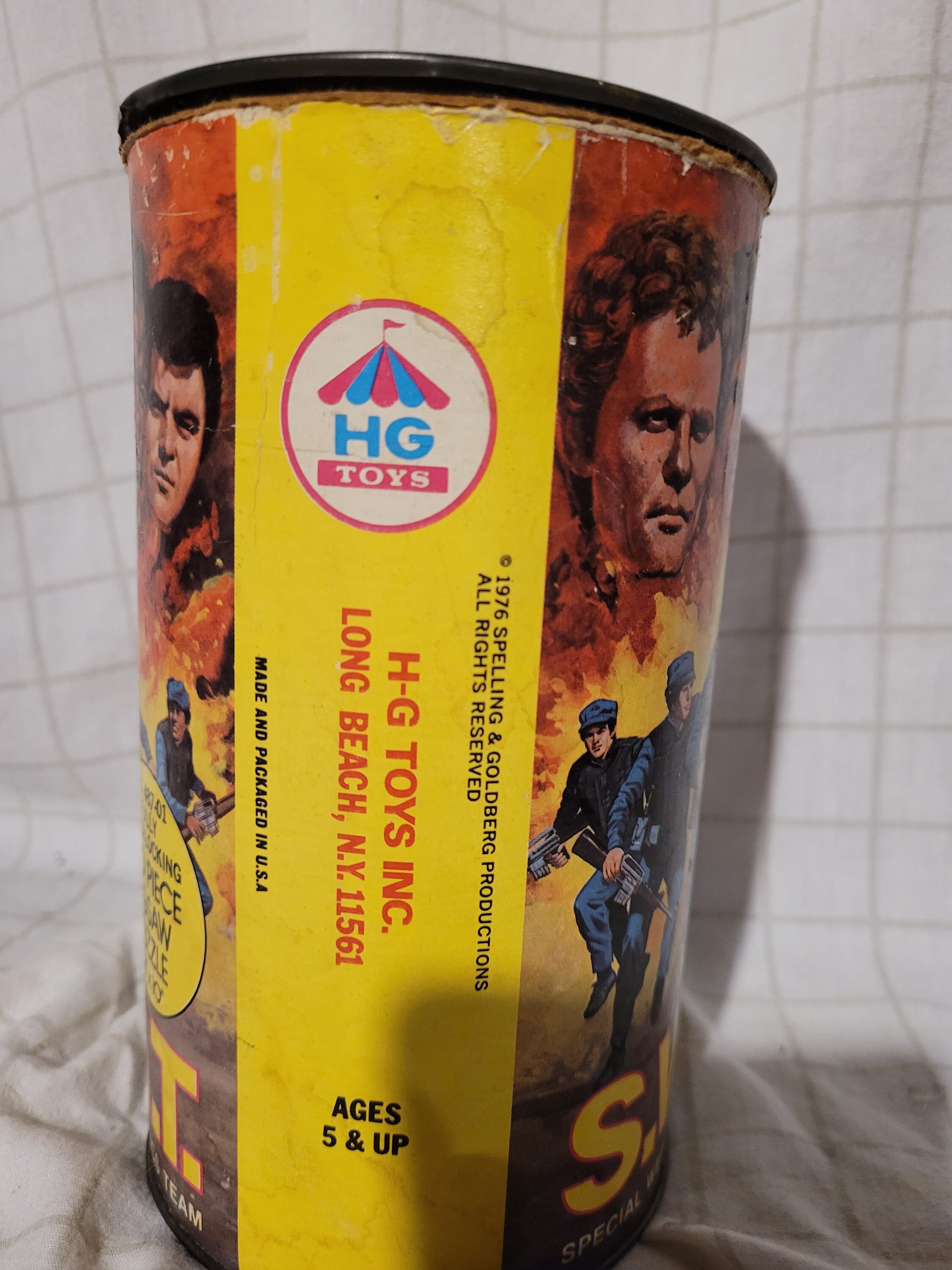 Vintage Empty SWAT Puzzle Can - Etsy