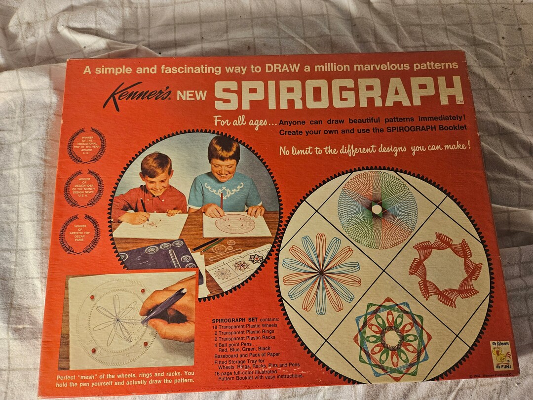 Kenner Spirograph 1967 COMPLETE - Etsy