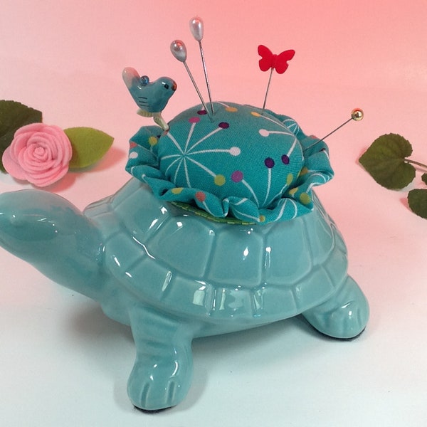 Ceramic Animal Pin Cushion - Etsy
