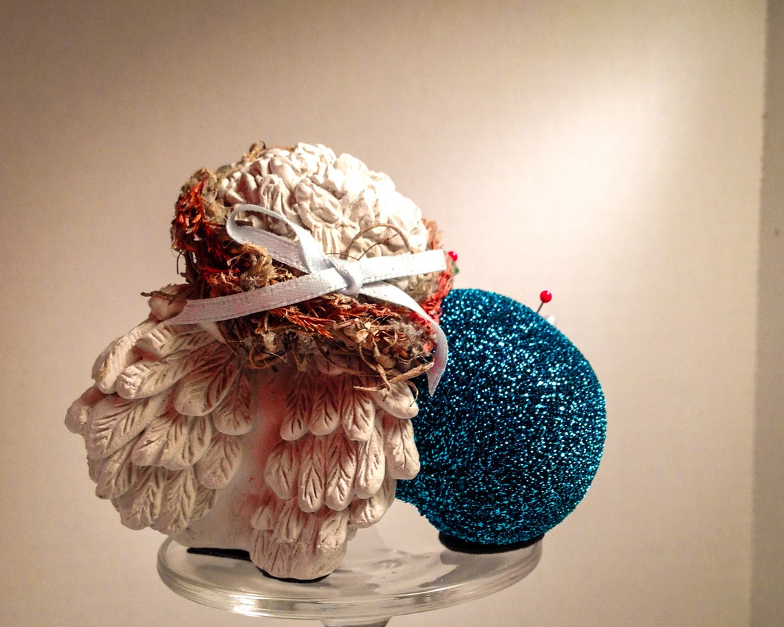 Pincushion. Angel/Loving Mother Earth Dreamsicle by Kirstin W/ | Etsy