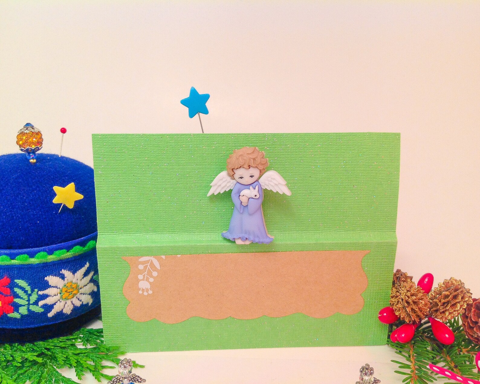 Decorative Pins: Angel Pin Resin Sold Individually Rabbit - Etsy