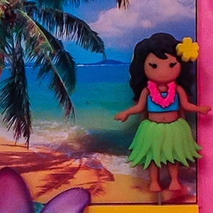 Decorative Pin: "come to Hawaii" Hula Dancer, Announcement for Your ...