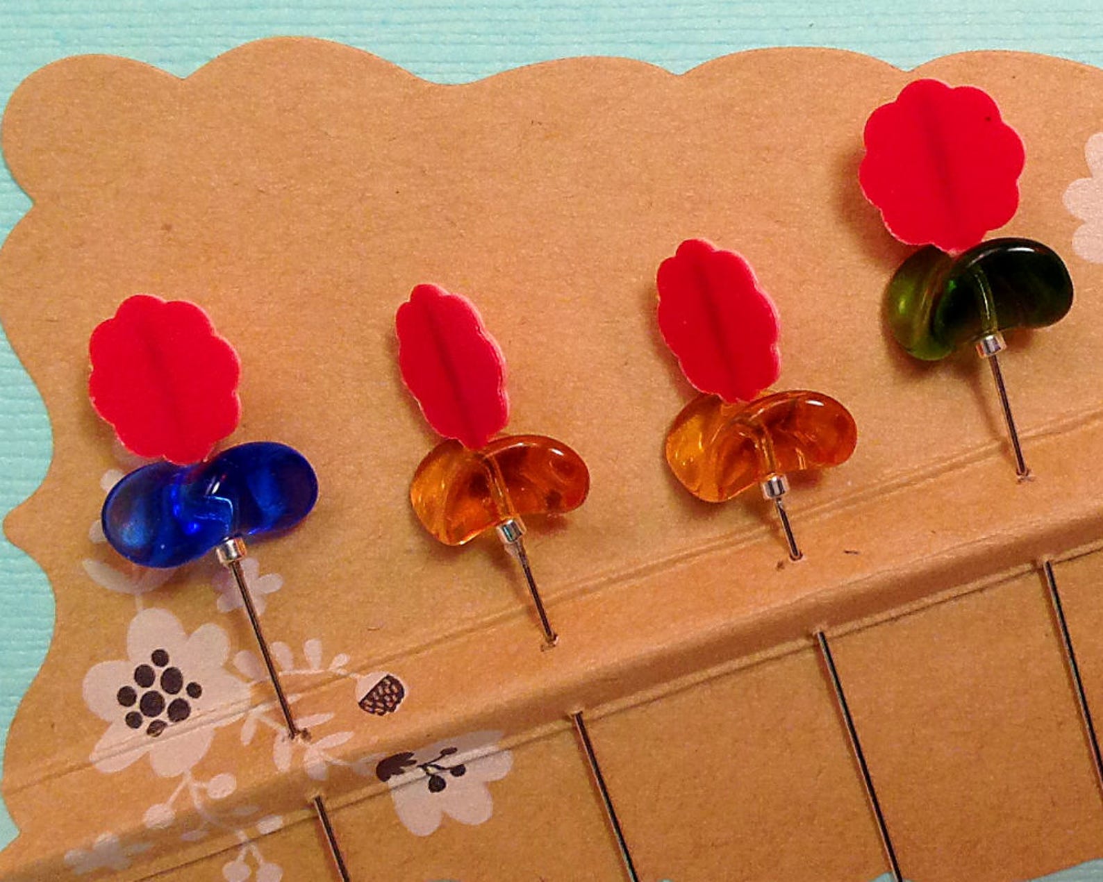 4 Rose Pins 2 2139 - Etsy