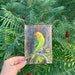 Bird Painting Green Parrot Oil Painting Gallery Wall Artwork - Etsy