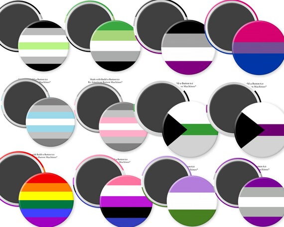 Pride Flag Magnets // LGBT | Etsy