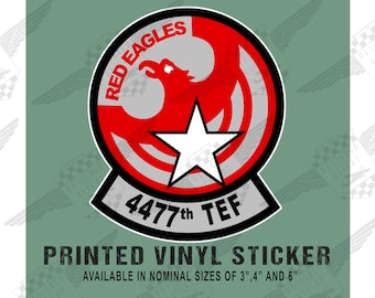 Red Squadron Sticker - Etsy