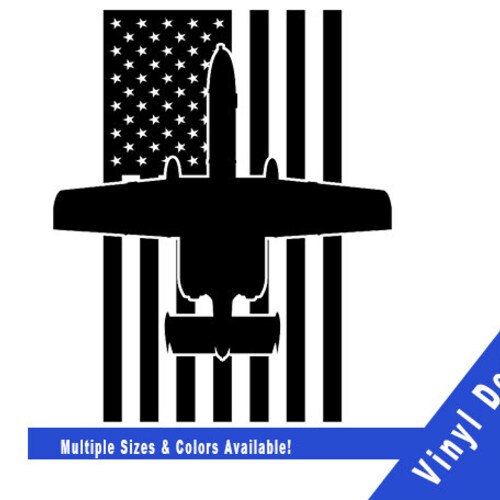 A-10 A10 A 10 Decal Thunderbolt II BRRRT Warthog USAF Plane - Etsy