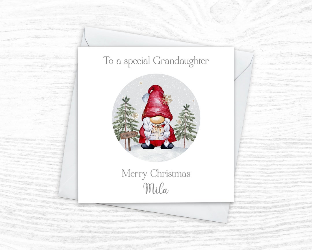 Personalised Gonk Christmas Card, Mr and Mrs Gonk Christmas Card ...