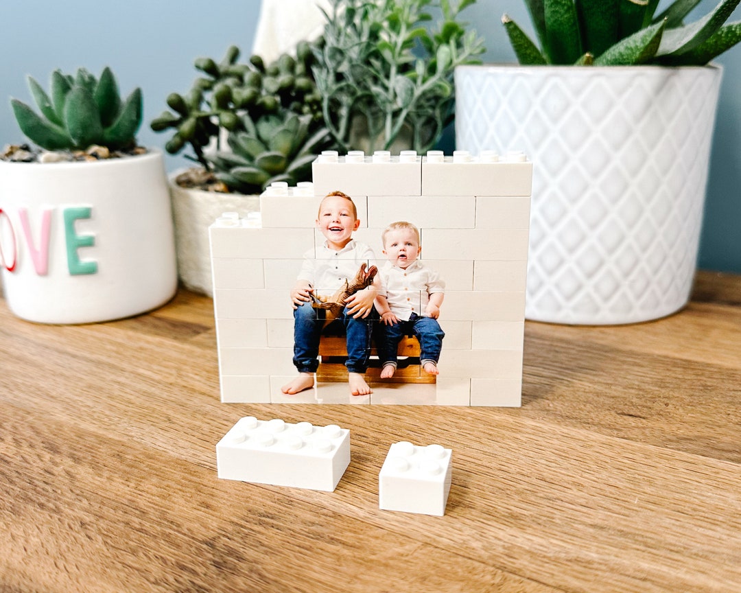 Personalised Photo Gift, Custom Photo Brick Puzzle, Personalised ...