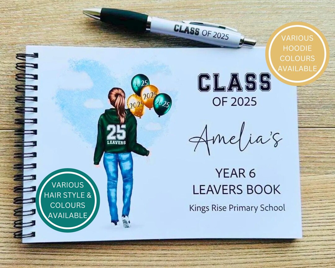 Personalised Leavers Notebook, Class of 2026 Keepsake - Etsy UK
