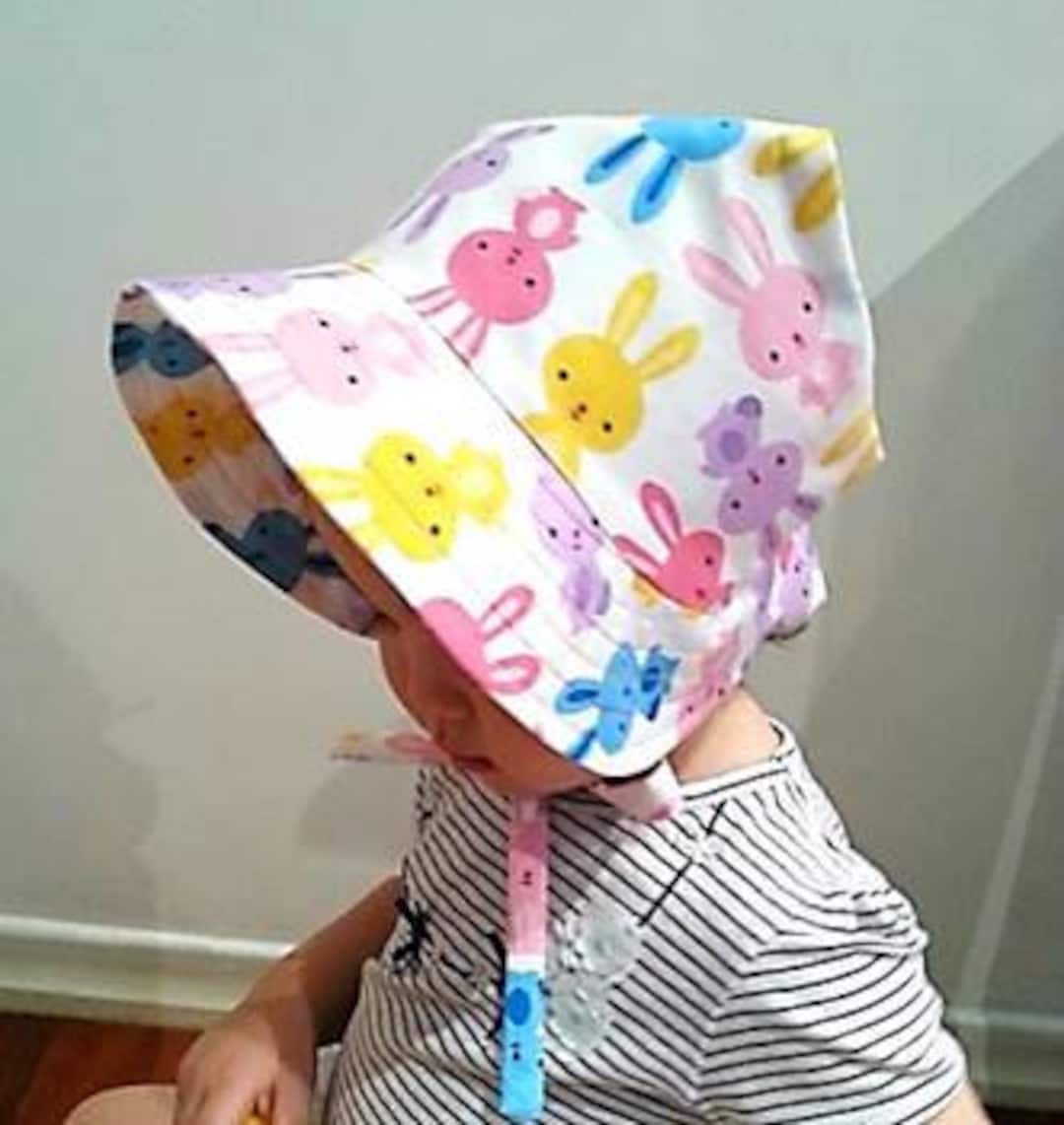 Regolabile Baby Sun Bonnet baby bonnet baby hat easter bonnet bunny ...