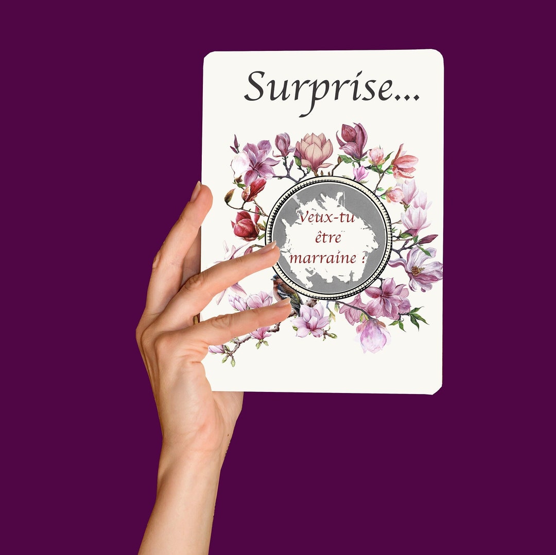 Customizable Scratch Card, April Flower Design: the Tulip, Good For ...