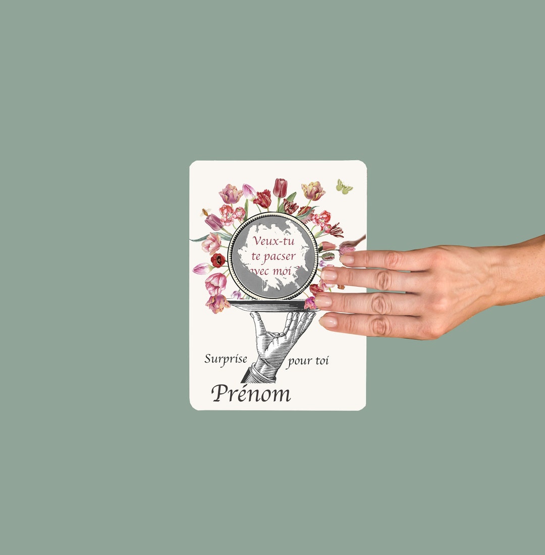 Customizable Scratch Card, April Flower Design: the Tulip, Good For ...