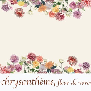 Customizable Scratch Cardnovember Flower Design: the - Etsy