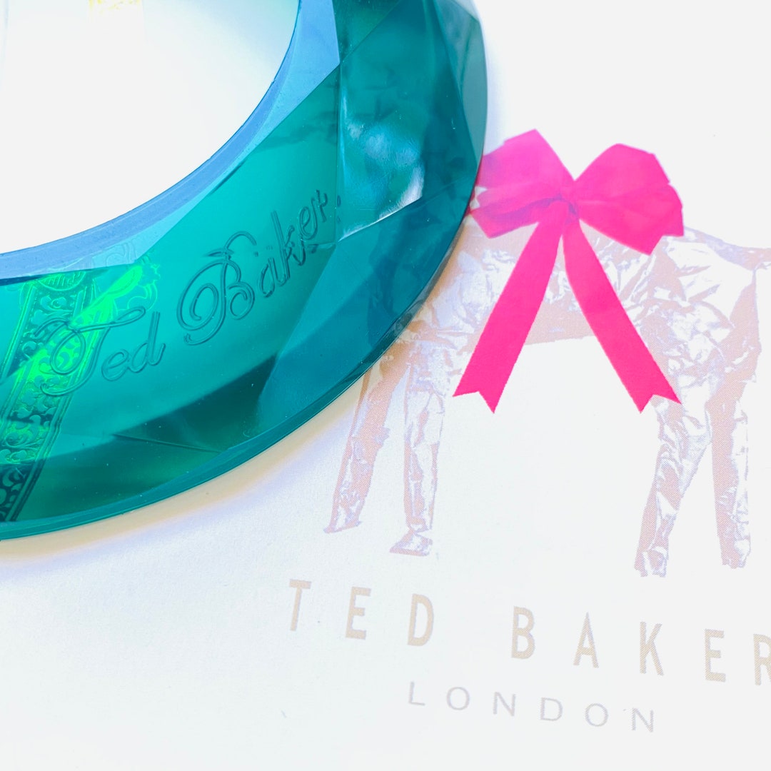 Ted Baker Designer Emerald Green Stacking Bangle - Etsy