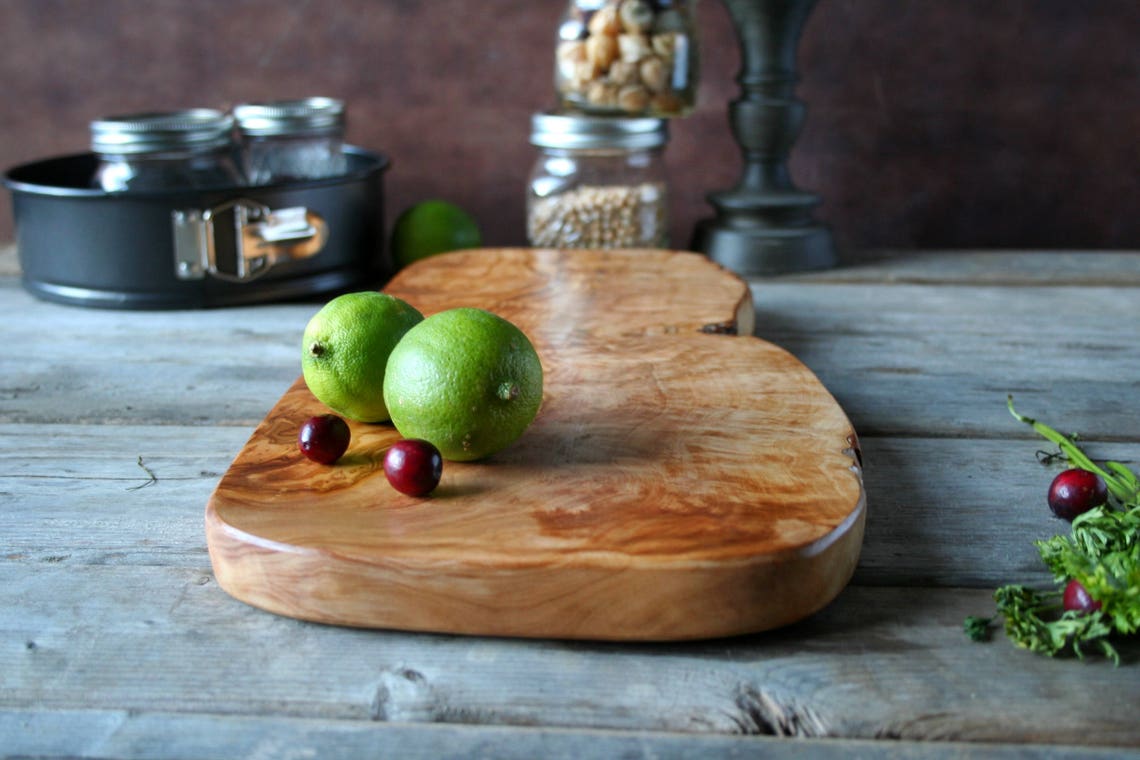 Cutting Board , Olive Wood , Rustic Board , Wedding Gift , Gift ...