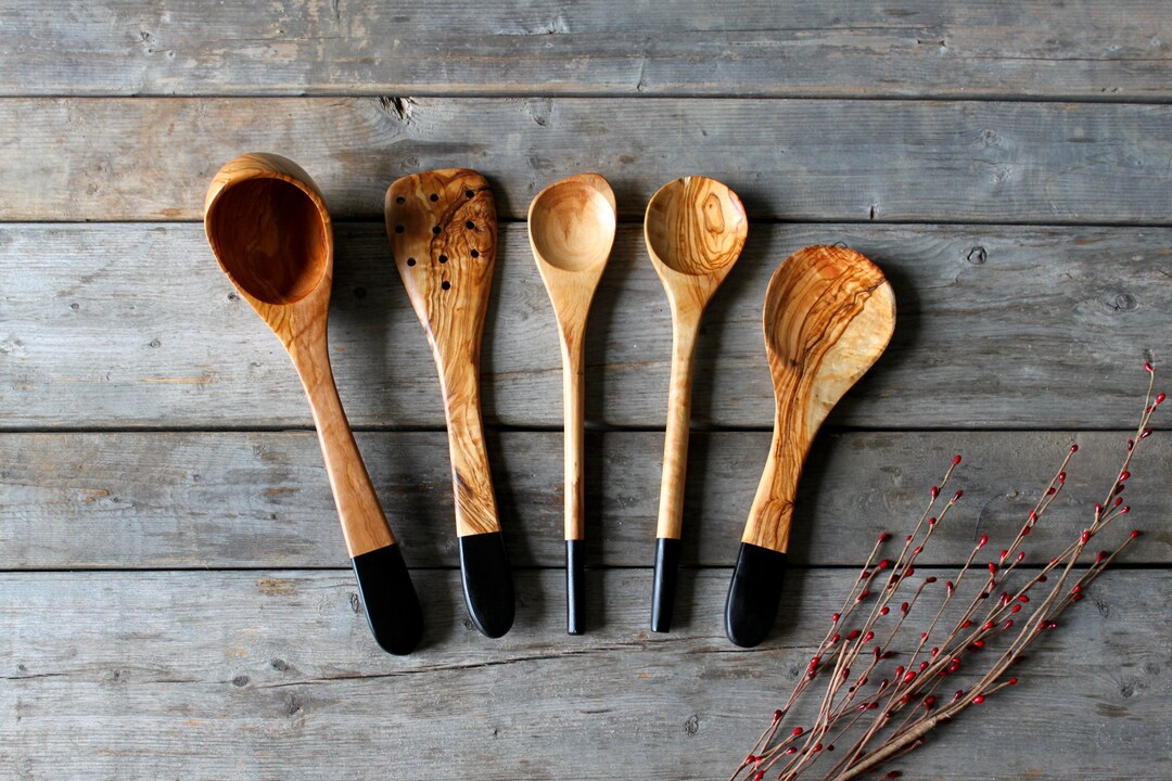Personalized Spoons, Utensils Set , Wedding Gift, , Gift for Her , Wood ...